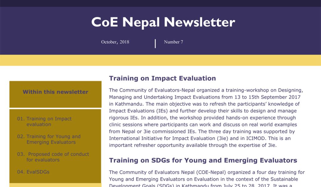 Newsletters – CoE-Nepal