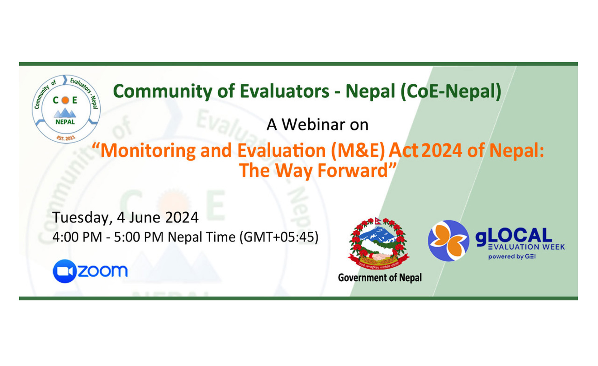 Nepal Monitoring and Evaluation (M&E) Act 2080 – CoE-Nepal